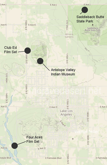 Lancaster Ca Antelope Valley Map