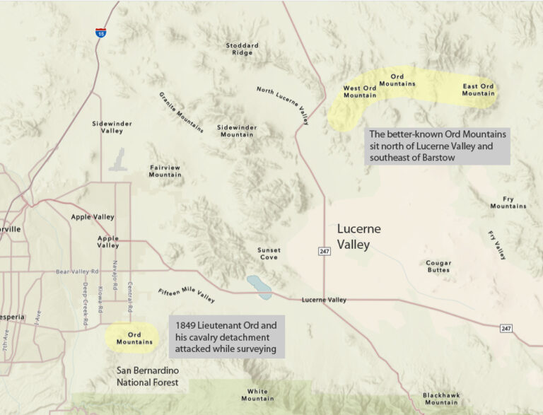The Ord Mountains – Notes