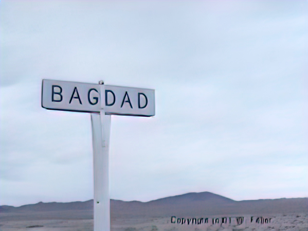 Route 66, Bagdad, California Mojave Desert